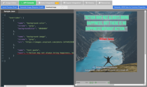 Add a Text to Image or Photo via API - APITemplate.io
