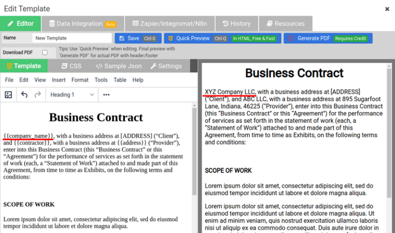 Integromat: How to Create PDFs based on an APITemplate.io's PDF Template - APITemplate.io
