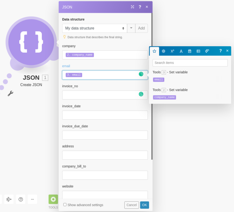 Create PDF documents with Integromat and JSON - APITemplate.io