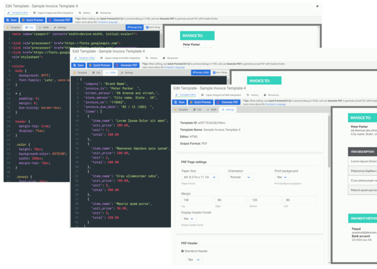 PDF Generation API - Generate PDFs with a Simple API and Highly ...