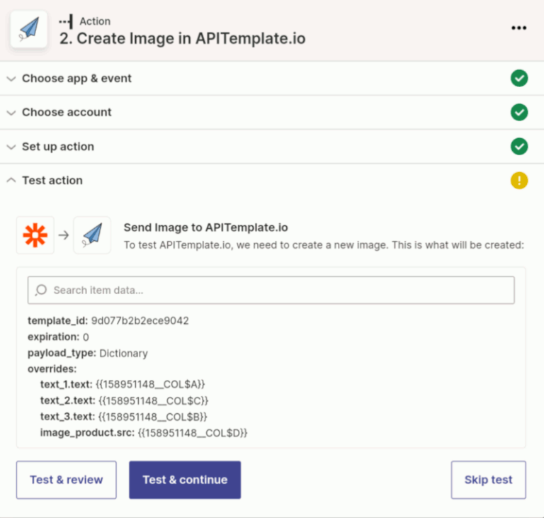 5 Easy Steps to Automate Image Generation API - FREE with Zapier, Google sheets, and APITemplate ...