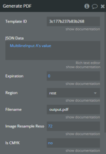 How to generate PDF documents and Images with Bubble.io - APITemplate.io