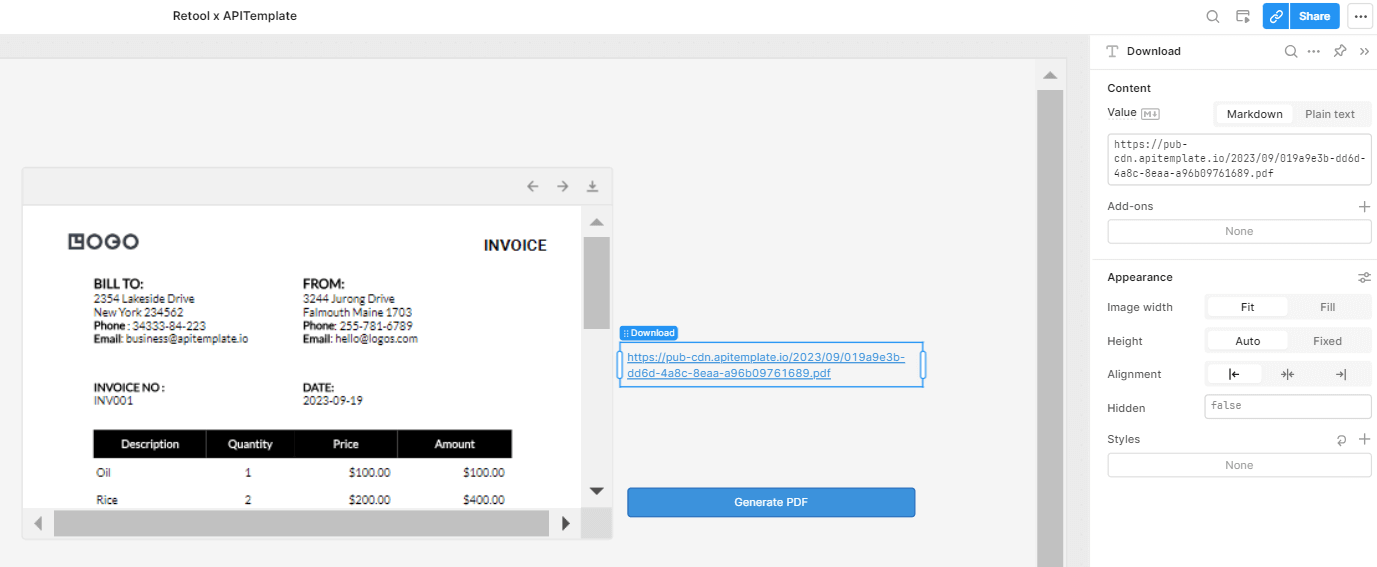 Generating PDFs in Retool: A Step-by-step Guide - APITemplate.io Generating PDFs in Retool: A Step-by-step Guide - APITemplate.io