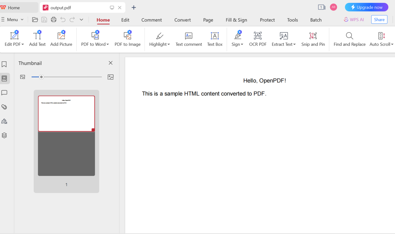 Convert HTML to PDF in Java with OpenPDF - APITemplate.io